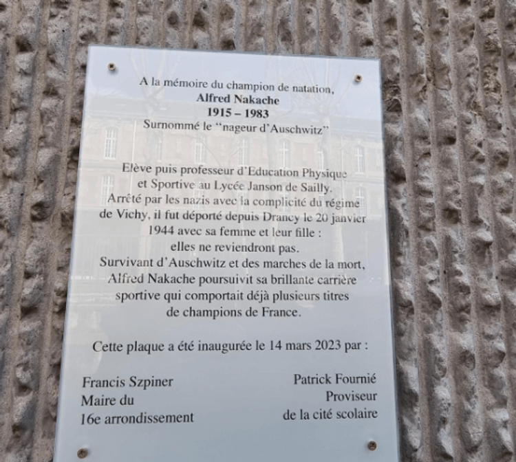 Paris : Une Plaque Commémorative En Hommage À Alfred Nakache - i24NEWS
