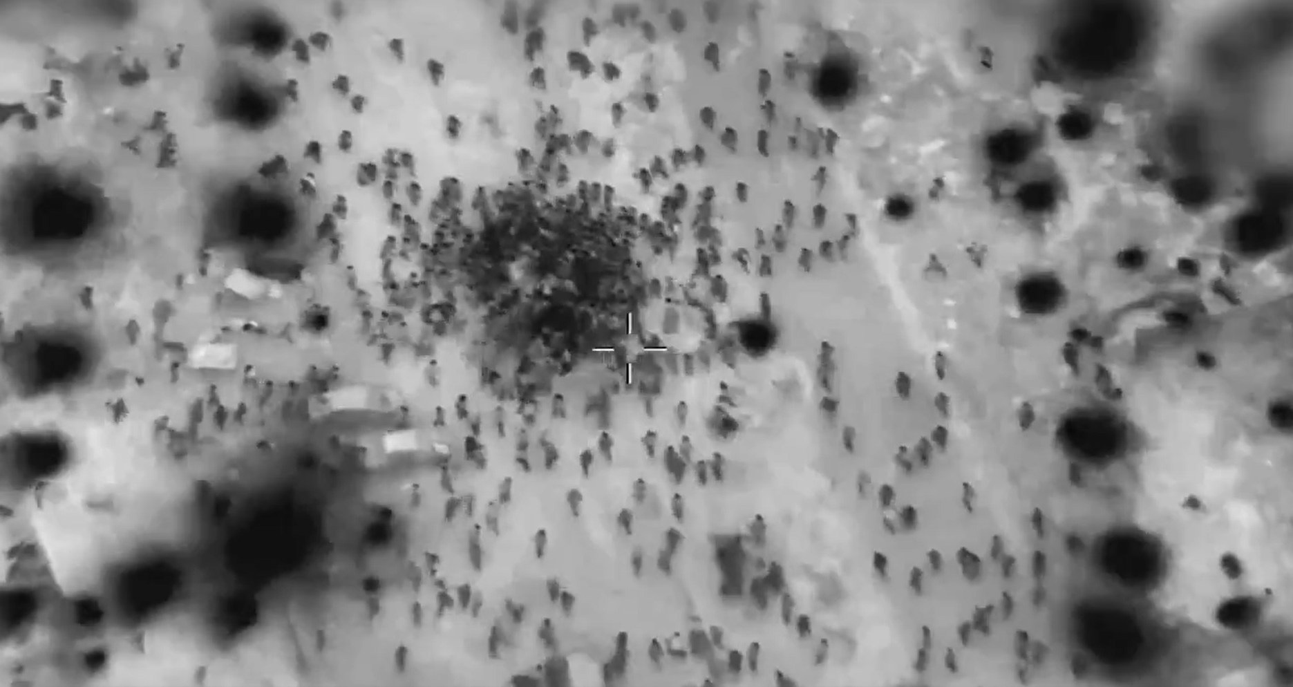 Aerial Footage Shows Deadly Stampede During Aid Distribution In Gaza ...