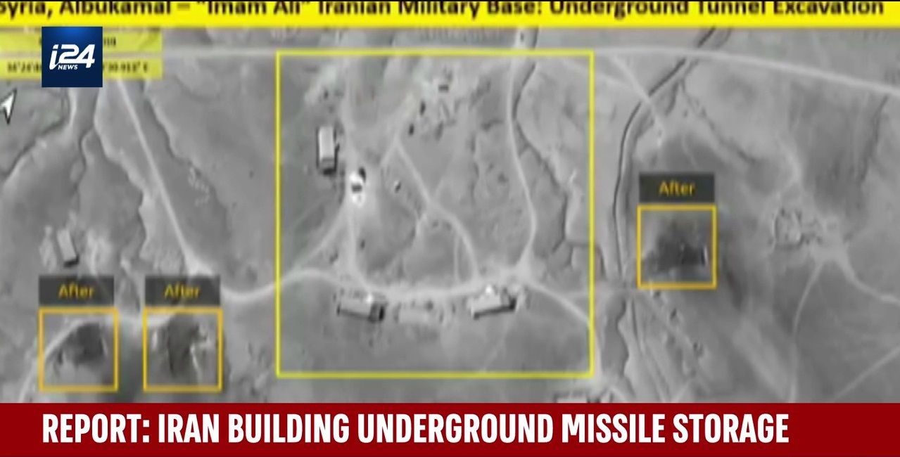 Iran Building Tunnel To Store Missiles In Syrias East Report I24news