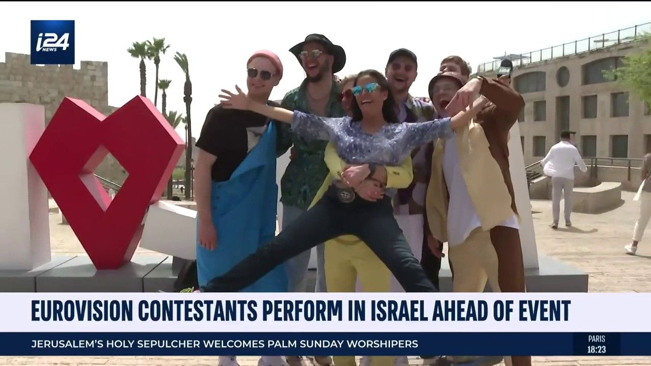 Eurovision Artists Perform In Israel Ahead Of Song Contest - i24NEWS