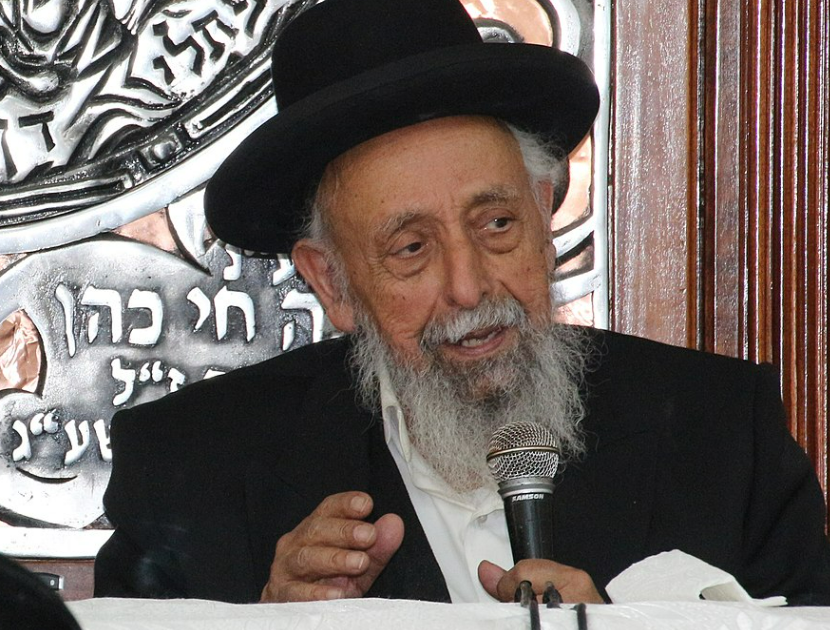 Spiritual Leader Of Israel’s Largest Ultra-Orthodox Party Rabbi Baadani ...