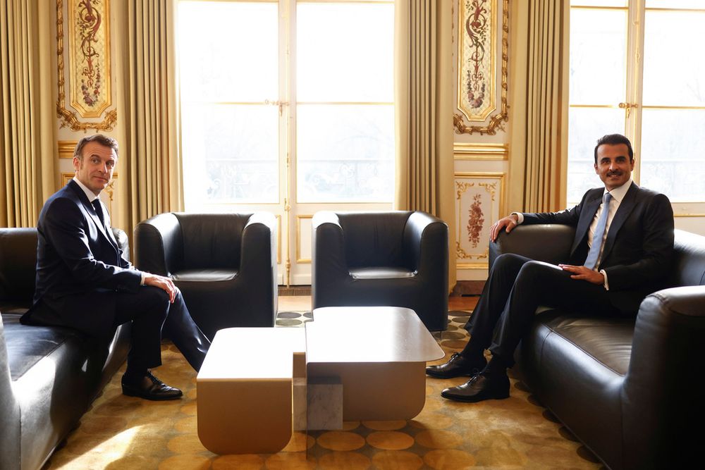Tamim Ben Hamad Al-Thani, Emir Du Qatar, En Visite D'Etat À Paris Sur ...