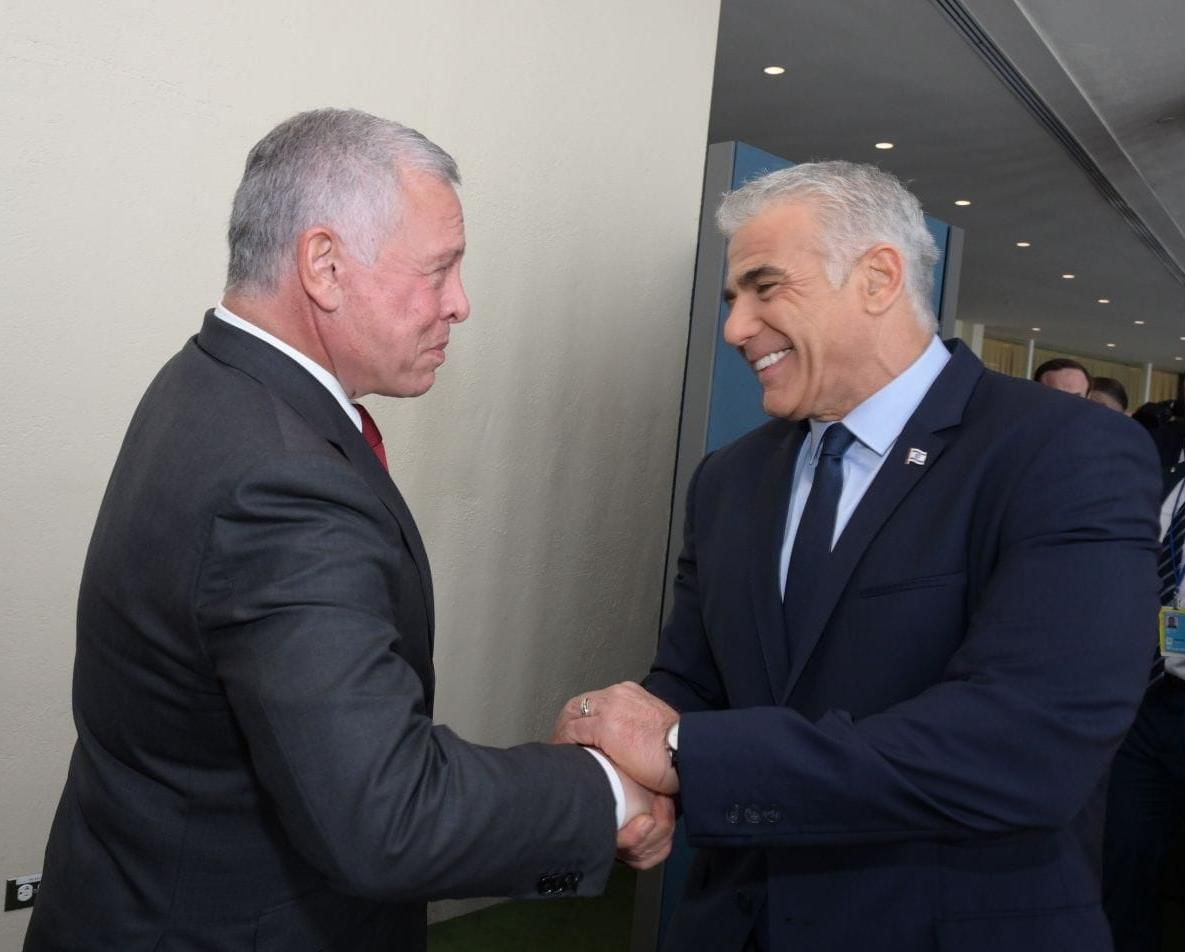 Lapid Meets With Jordan's King, Stressing Security - i24NEWS