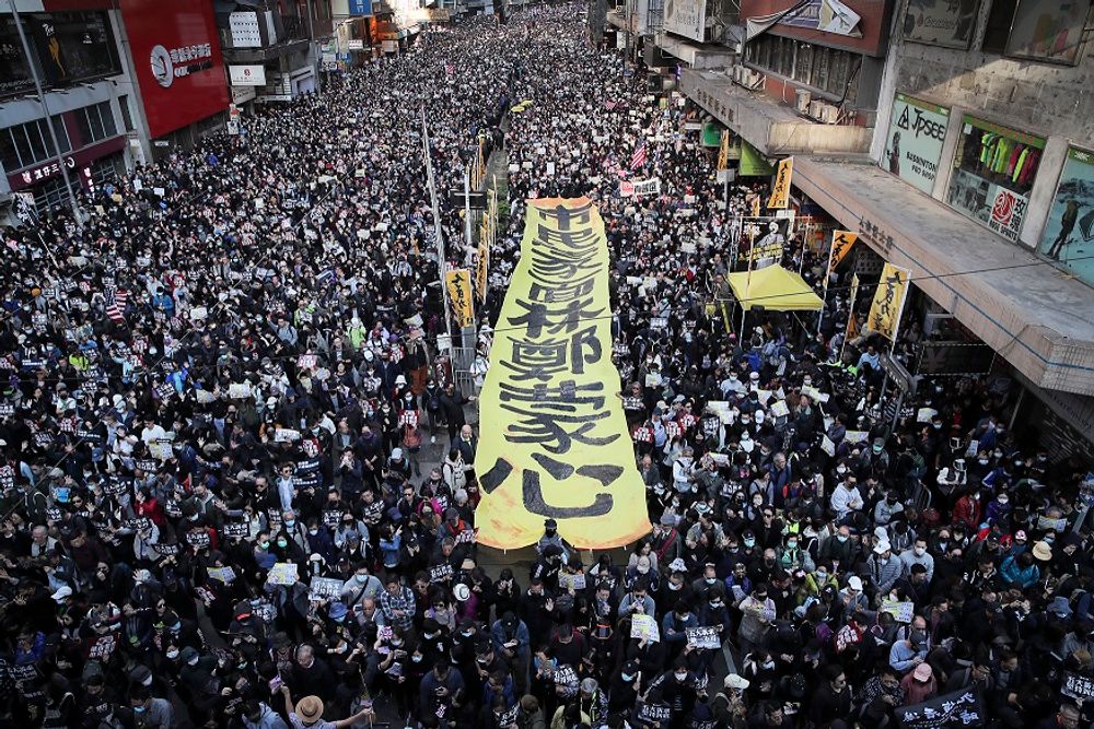 Hong Kong: Grande Manifestation Pour Les Six Mois De Contestation - i24NEWS