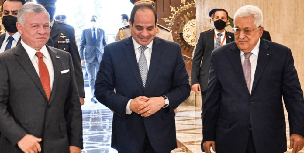 Les Dirigeants De L'Égypte, De La Jordanie Et Des Palestiniens Se ...